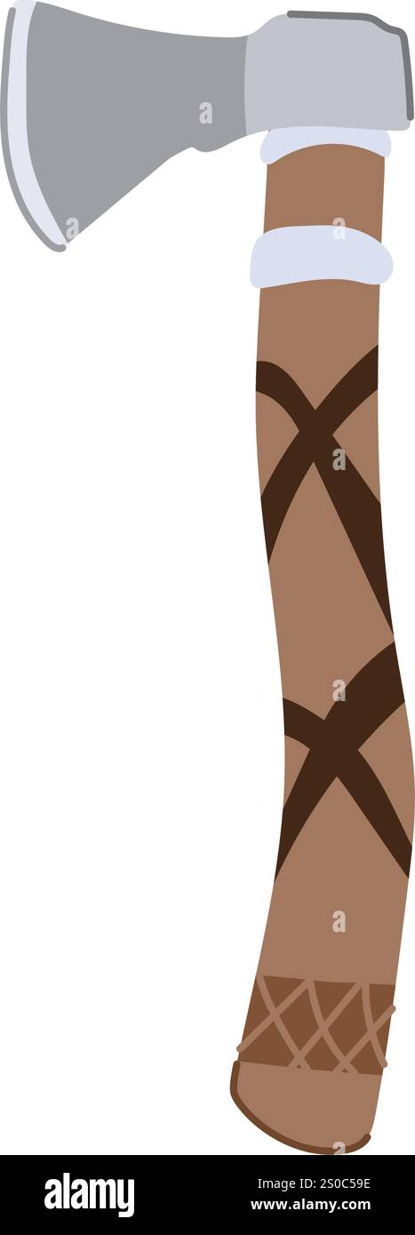 shield viking axe cartoon vector illustration Stock Vector Image & Art ...