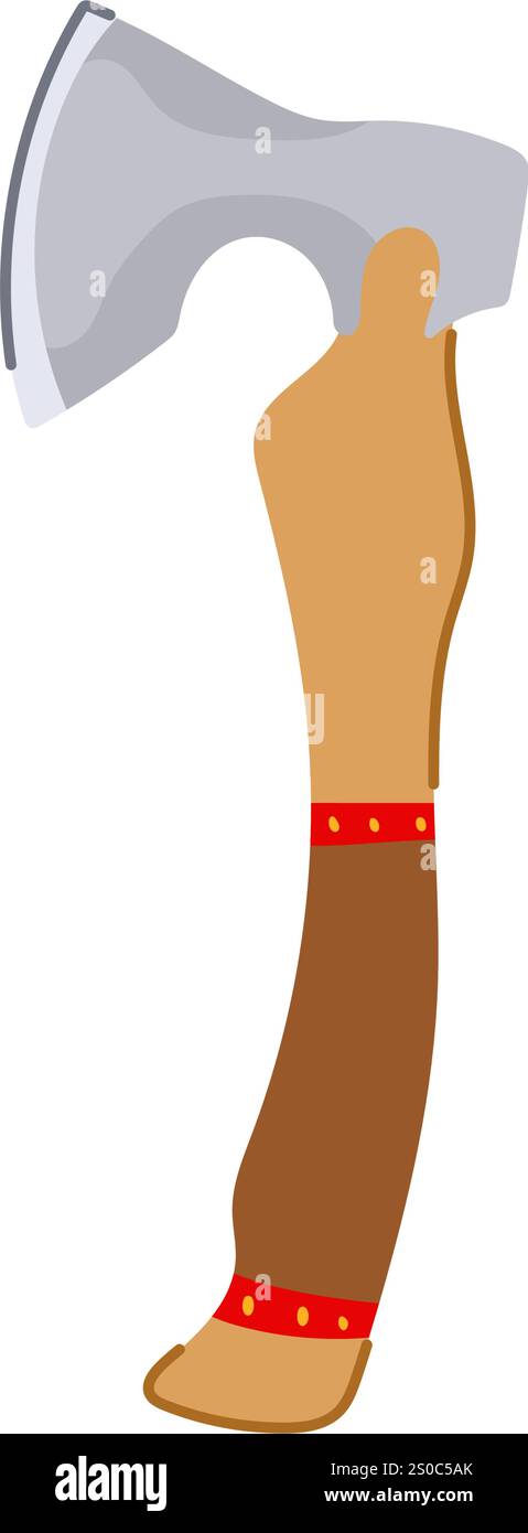 plunder viking axe cartoon vector illustration Stock Vector Image & Art ...