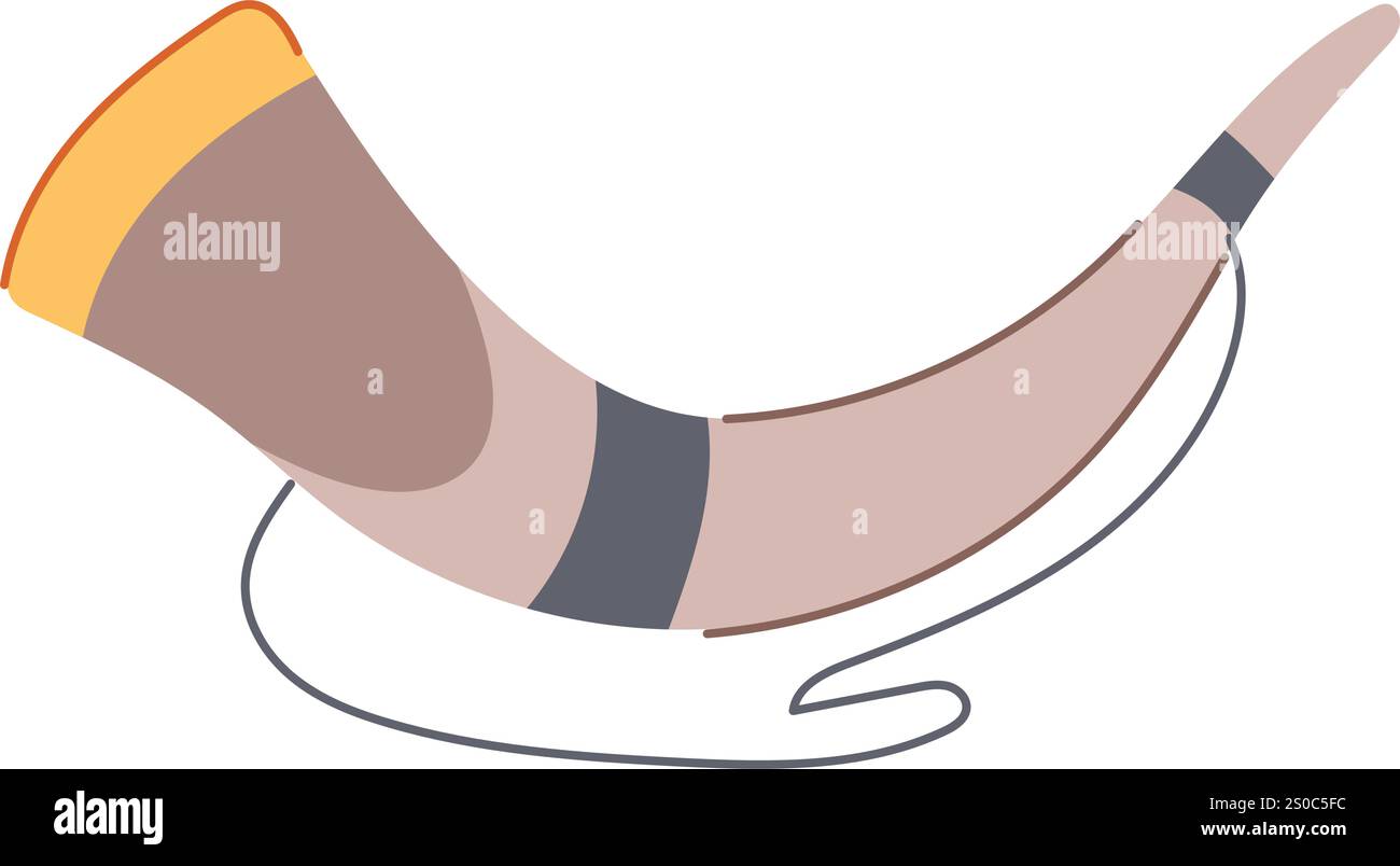 raid viking horn cartoon vector illustration Stock Vector Image & Art ...