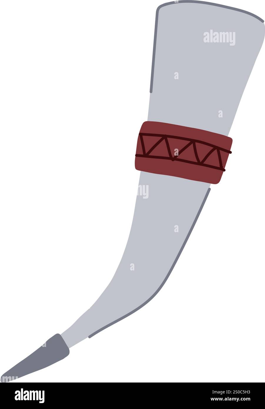 drinking viking horn cartoon vector illustration Stock Vector Image ...