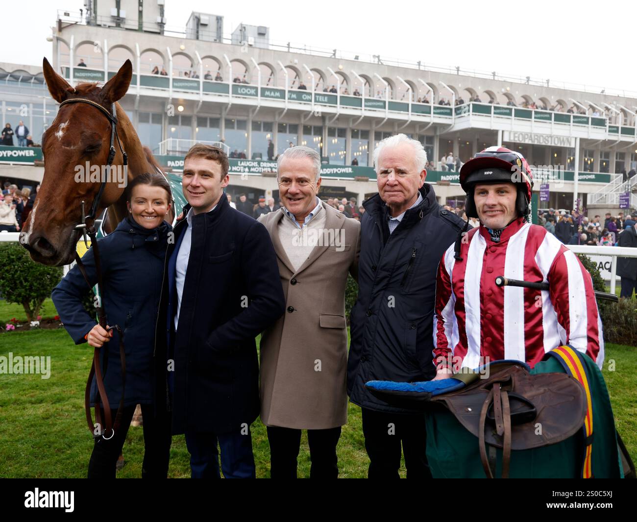 Jeannot Lapin ridden by Jockey Ricky Doyle (right) and Trainer Gearoid ...