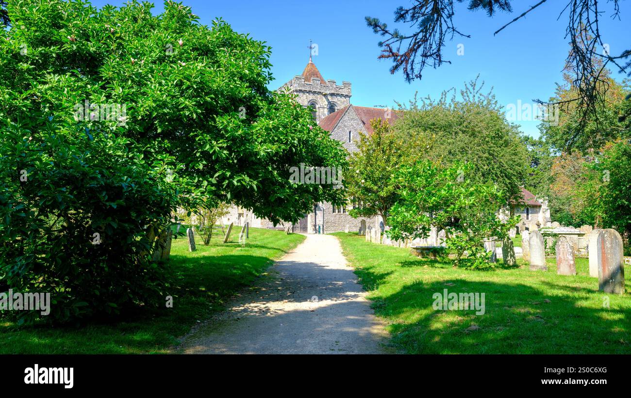 Boxgrove, UK - August 2, 2024: Boxgrove Priory, West Sussex, UK Stock ...