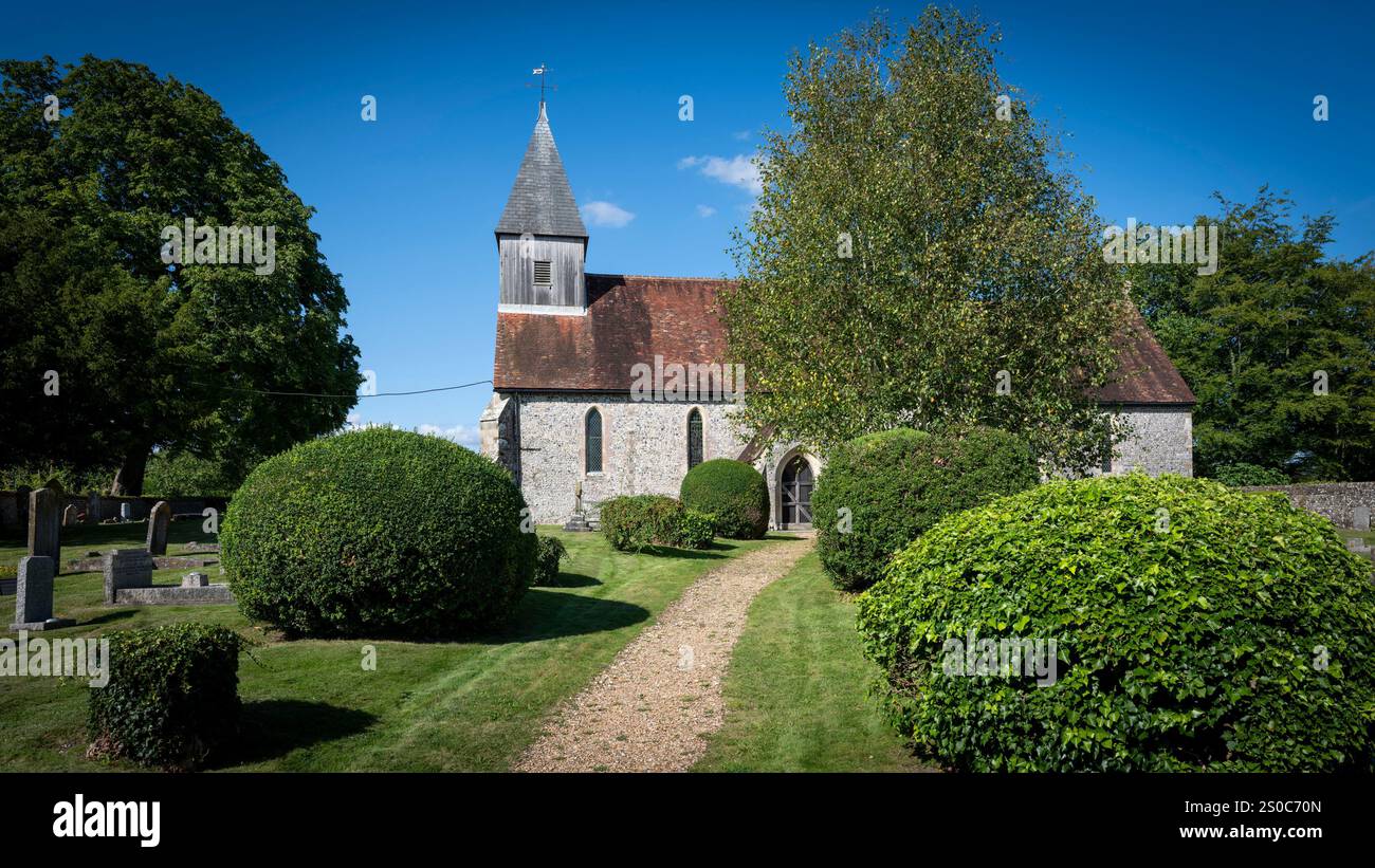 Exton, UK - August 11, 2024: The Church of St Peter's and St Paul in ...