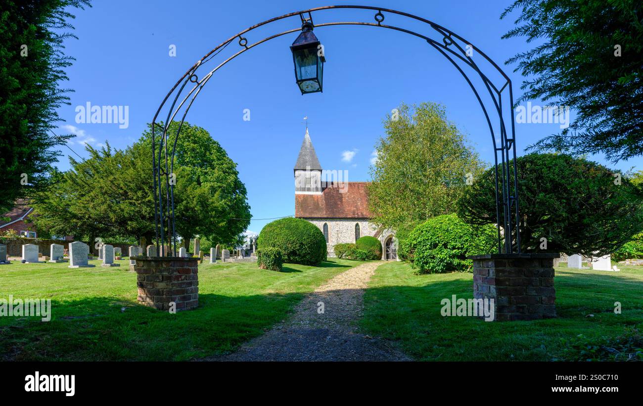 Exton, UK - August 11, 2024: The Church of St Peter's and St Paul in ...