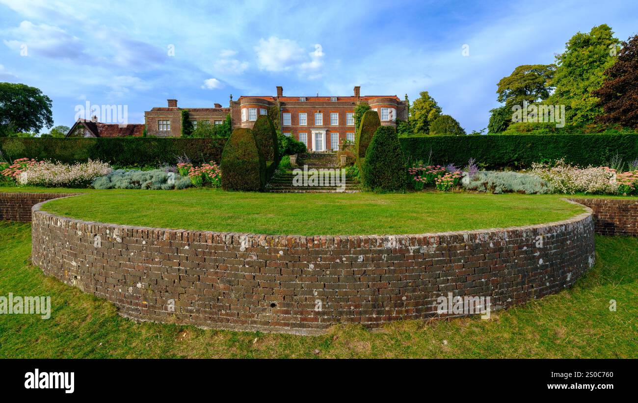 Hinton Ampner, UK - August 30, 2024: Hinton Ampner House in South Downs ...
