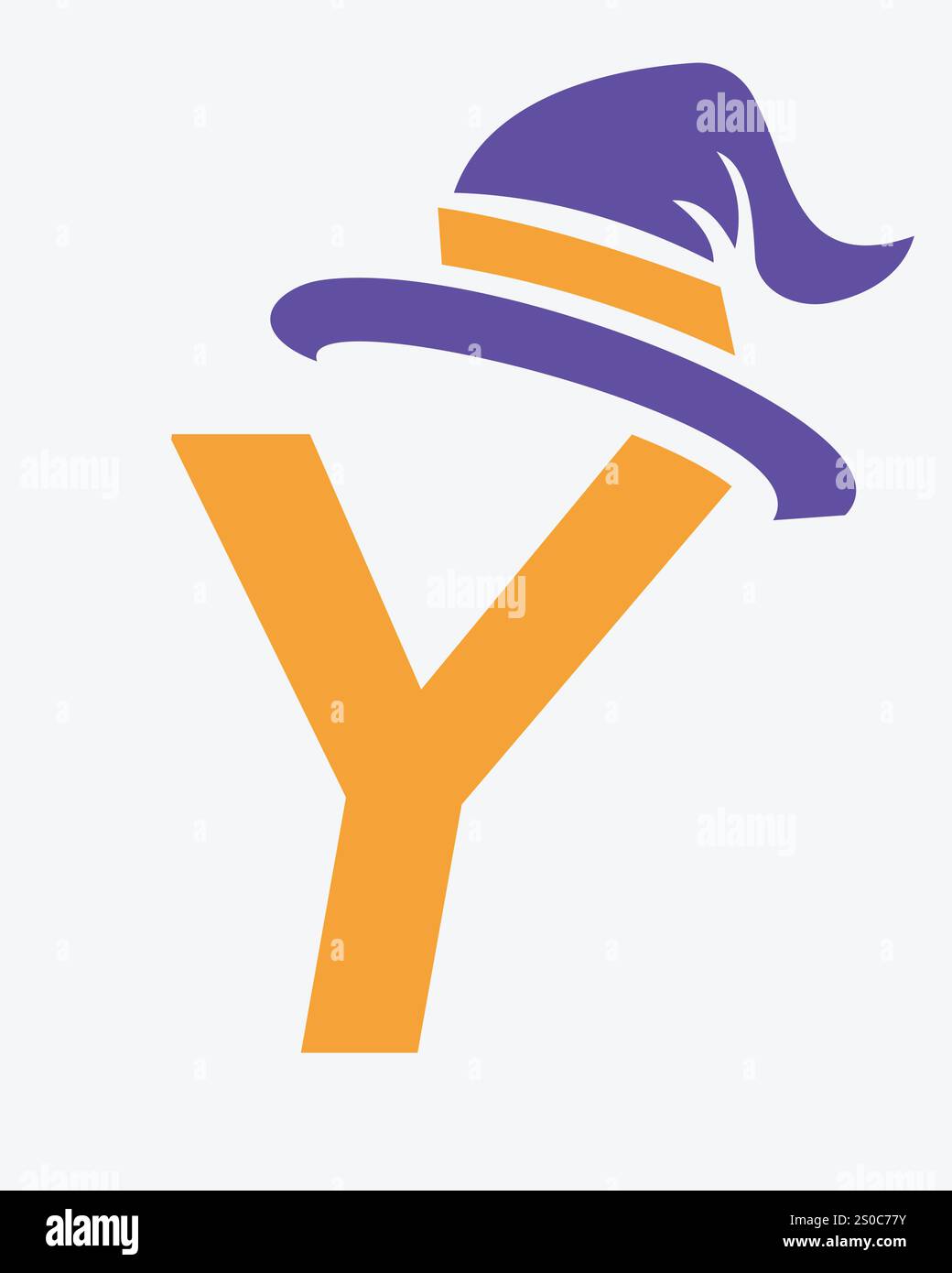 Initial Letter Y Magic Hat Logo Design Concept For Magic Fantasy Symbol ...