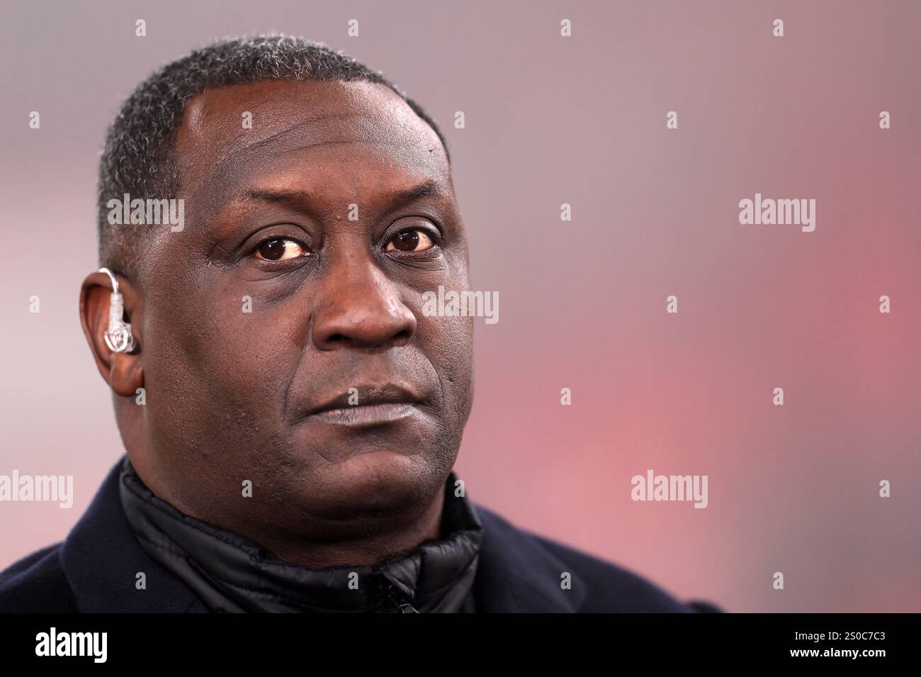 Liverpool, UK. 26th Dec, 2024. Emile Heskey during the Premier League ...