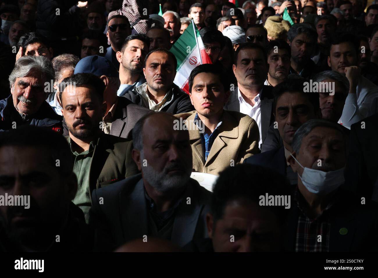 Bojnourd, North Khorasan, Iran. 27th Dec, 2024. People attend a meeting ...