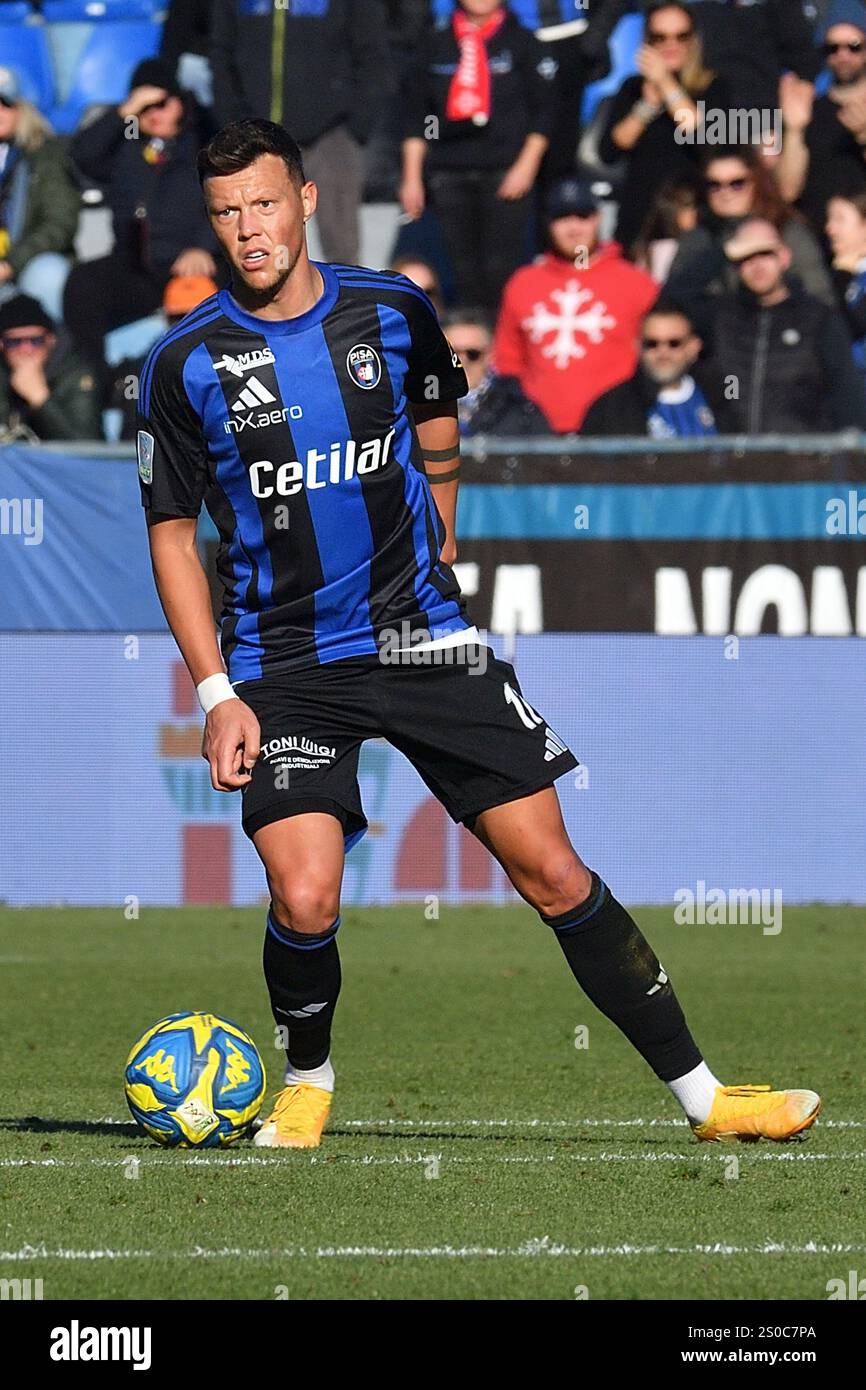 Pisa, Italy. 26th Dec, 2024. Adrian Rus (Pisa) during AC Pisa vs USS ...