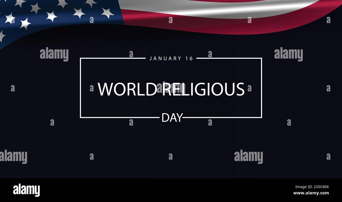Celebrating Unity and Diversity on World Religious Day in the USA Stock ...
