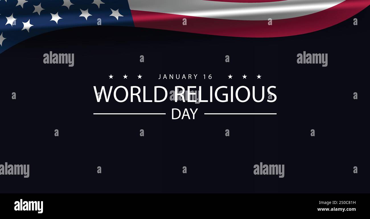 Celebrating Unity and Diversity on World Religious Day in the USA Stock ...