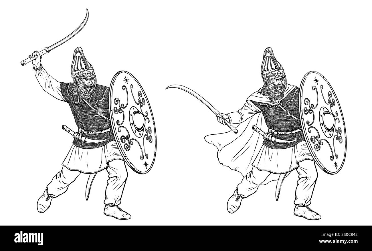 Dacian warriors on the attack. Dangerous and brave enemies of the Roman ...