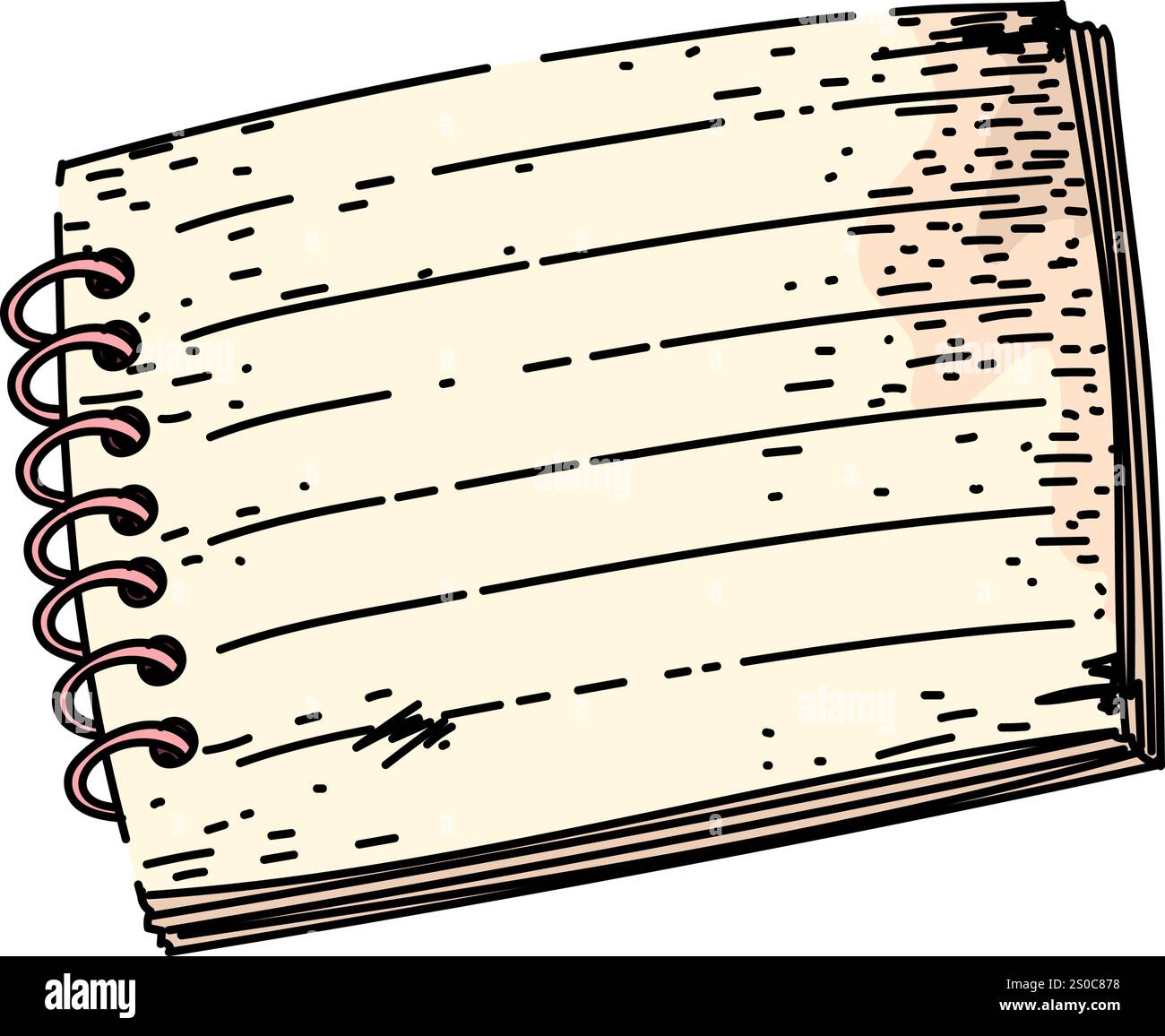writing notepad sketch hand drawn vector Stock Vector Image & Art - Alamy