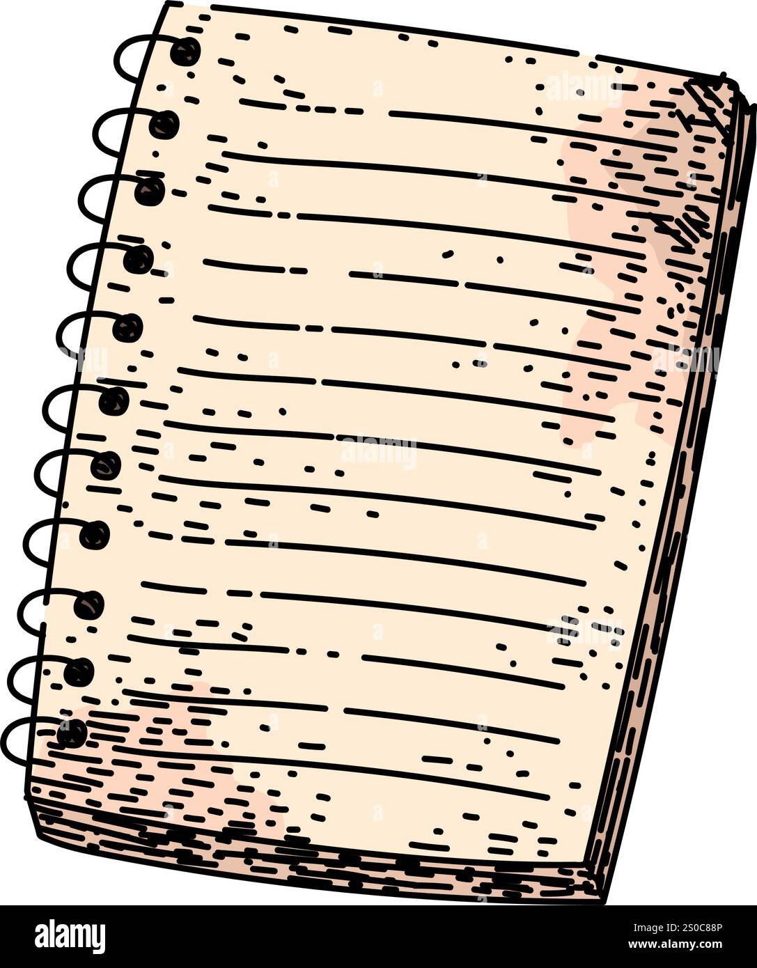 memo notepad sketch hand drawn vector Stock Vector Image & Art - Alamy