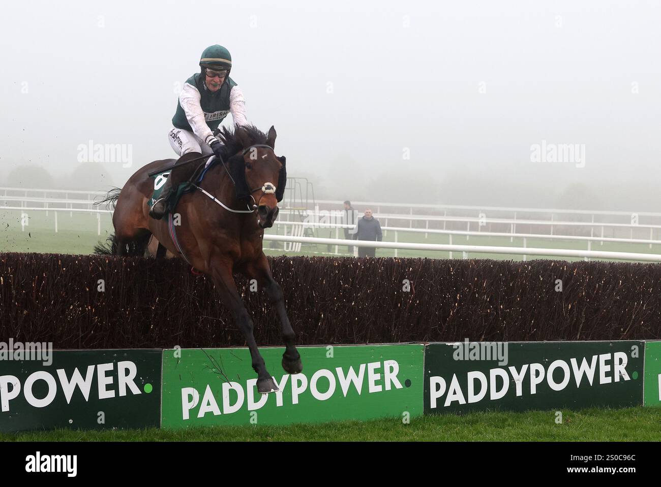 Solness ridden by Jockey JJ Slevin on their way to winning in the Paddy ...