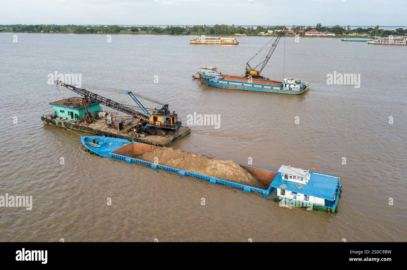 Thuong Phuoc gate, Mekong Delta, Vietnam. December 27,2024: Platforms ...