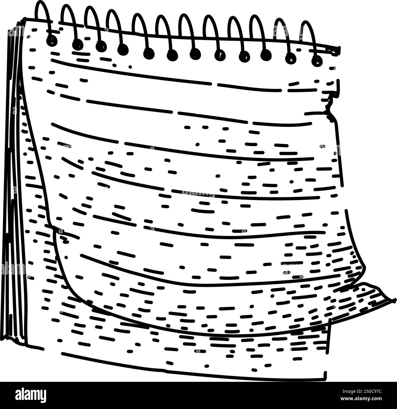 editor notepad sketch hand drawn vector Stock Vector Image & Art - Alamy