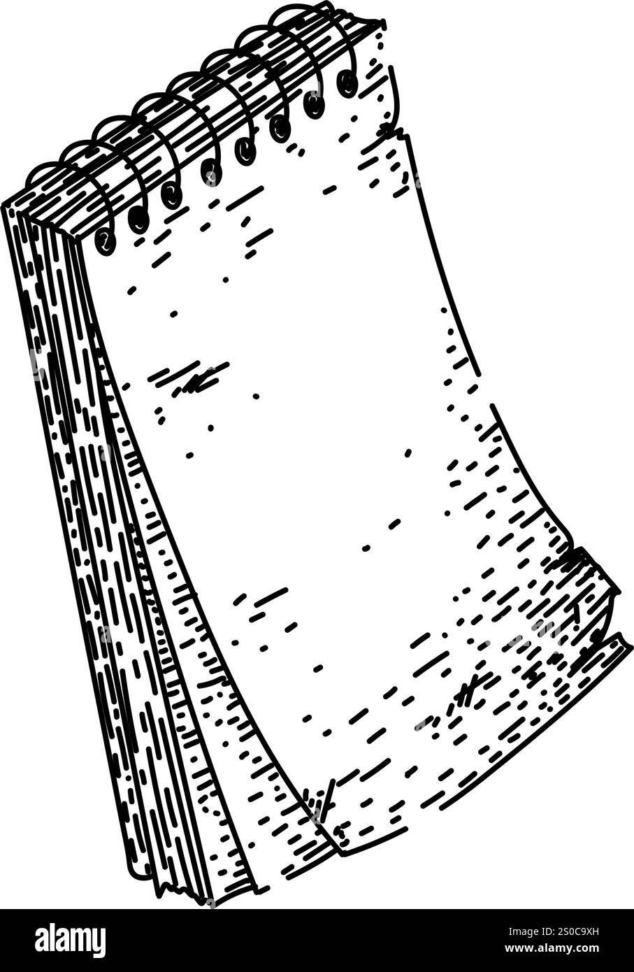 text notepad sketch hand drawn vector Stock Vector Image & Art - Alamy