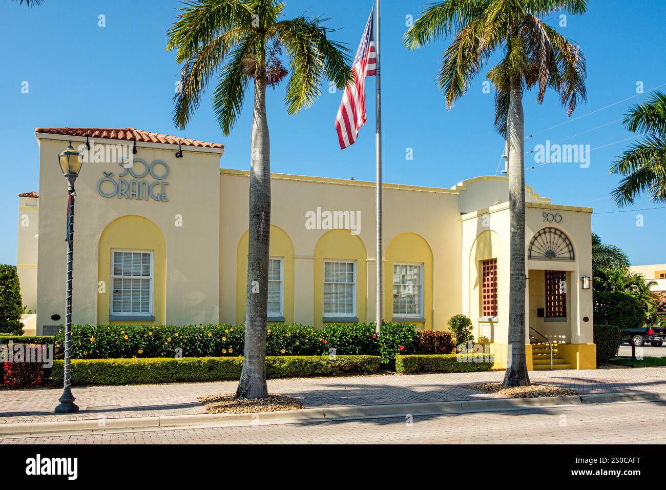 Old Fort Pierce Post Office, Orange Avenue, Fort Pierce, Florida Stock ...
