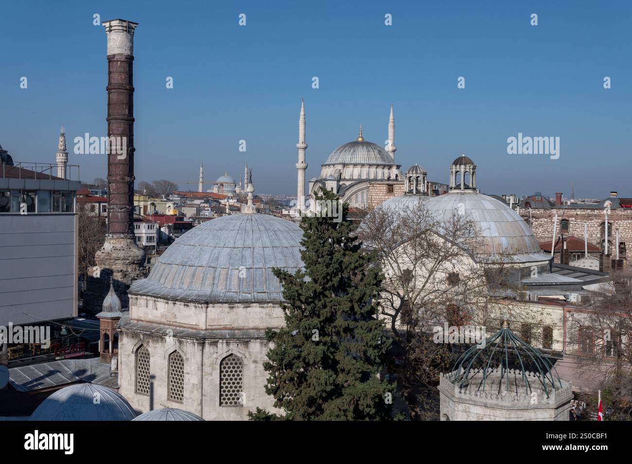 Historical Buildings in Cemberlitas neighborhood in Istanbul, Turkey ...