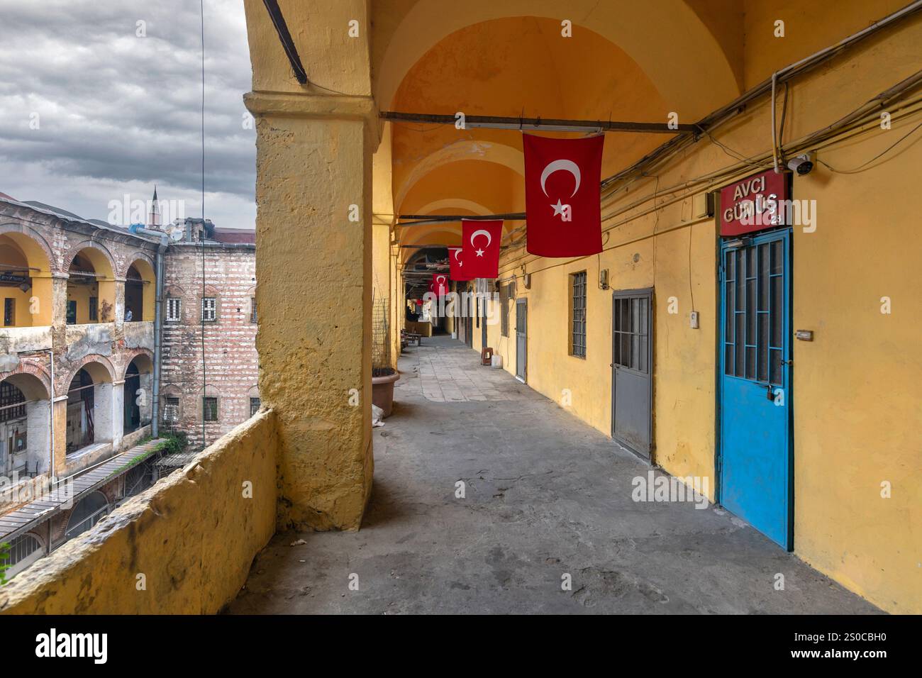 The Buyuk Yeni Han(Inn) in Fatih district of Istanbul, Turkey Stock ...