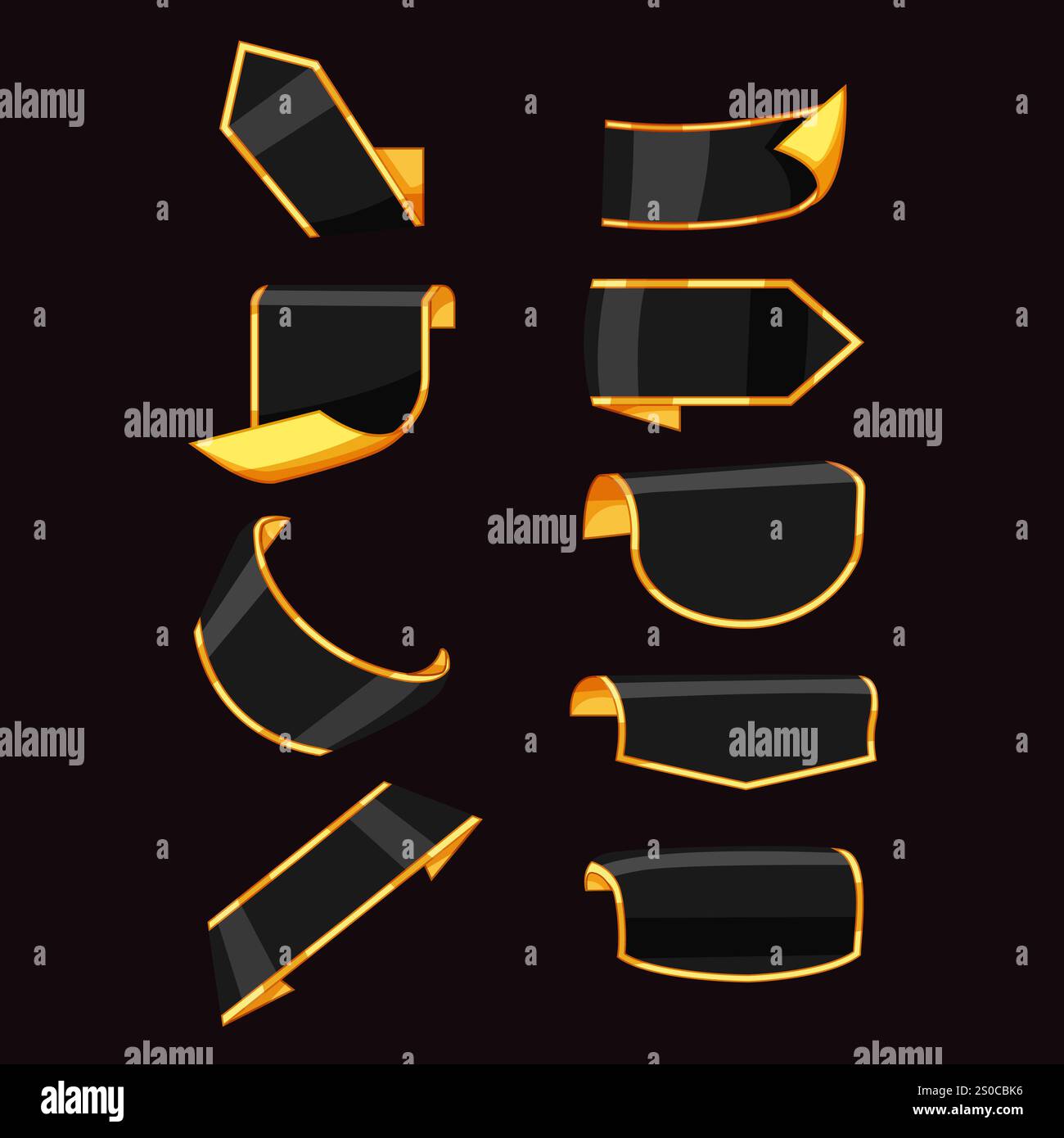 offer golden luxury set cartoon. grandeur lavish, premium elite ...