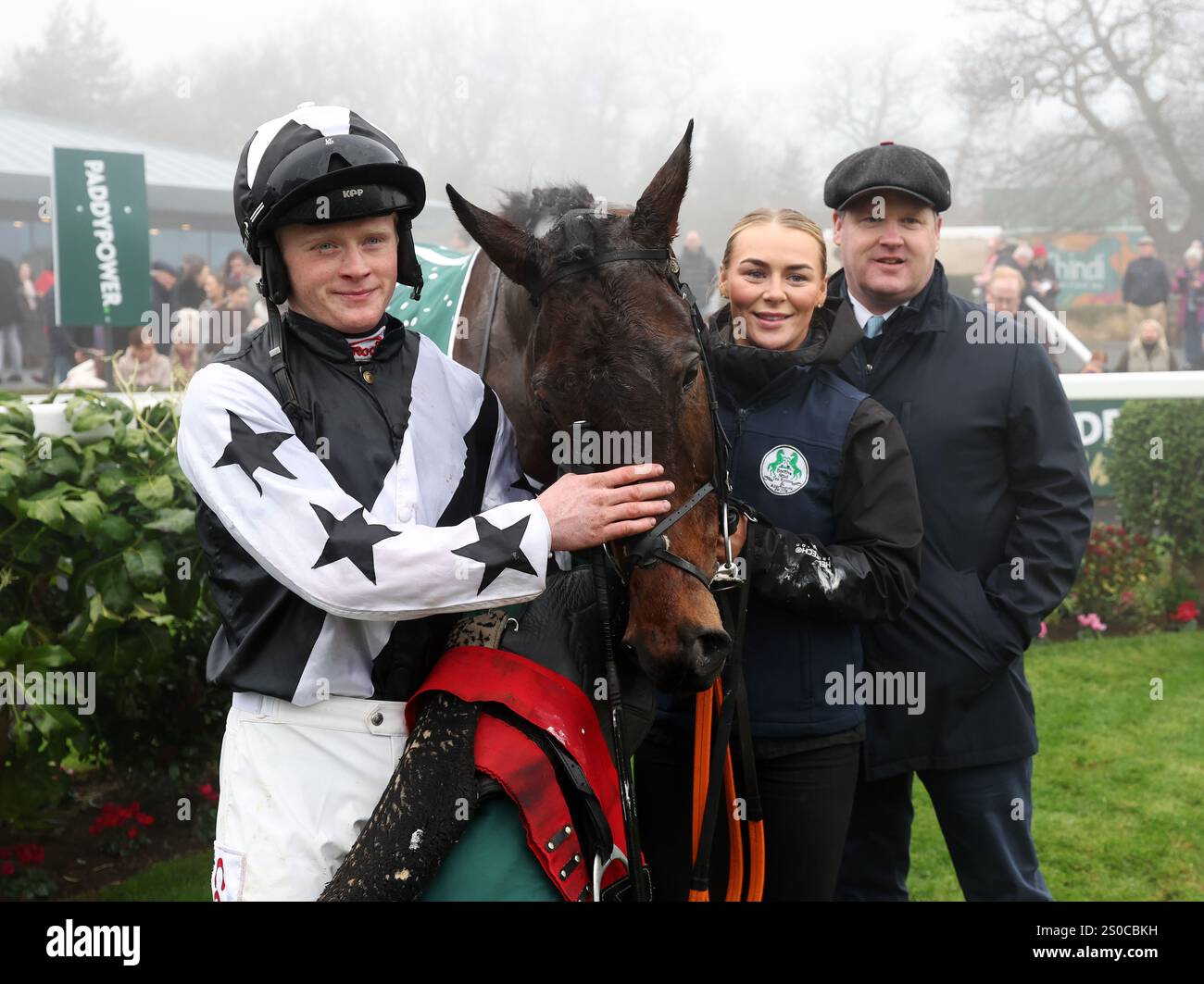 Romeo Coolio ridden by Jockey Sam Ewing (left) and Trainer Gordon ...
