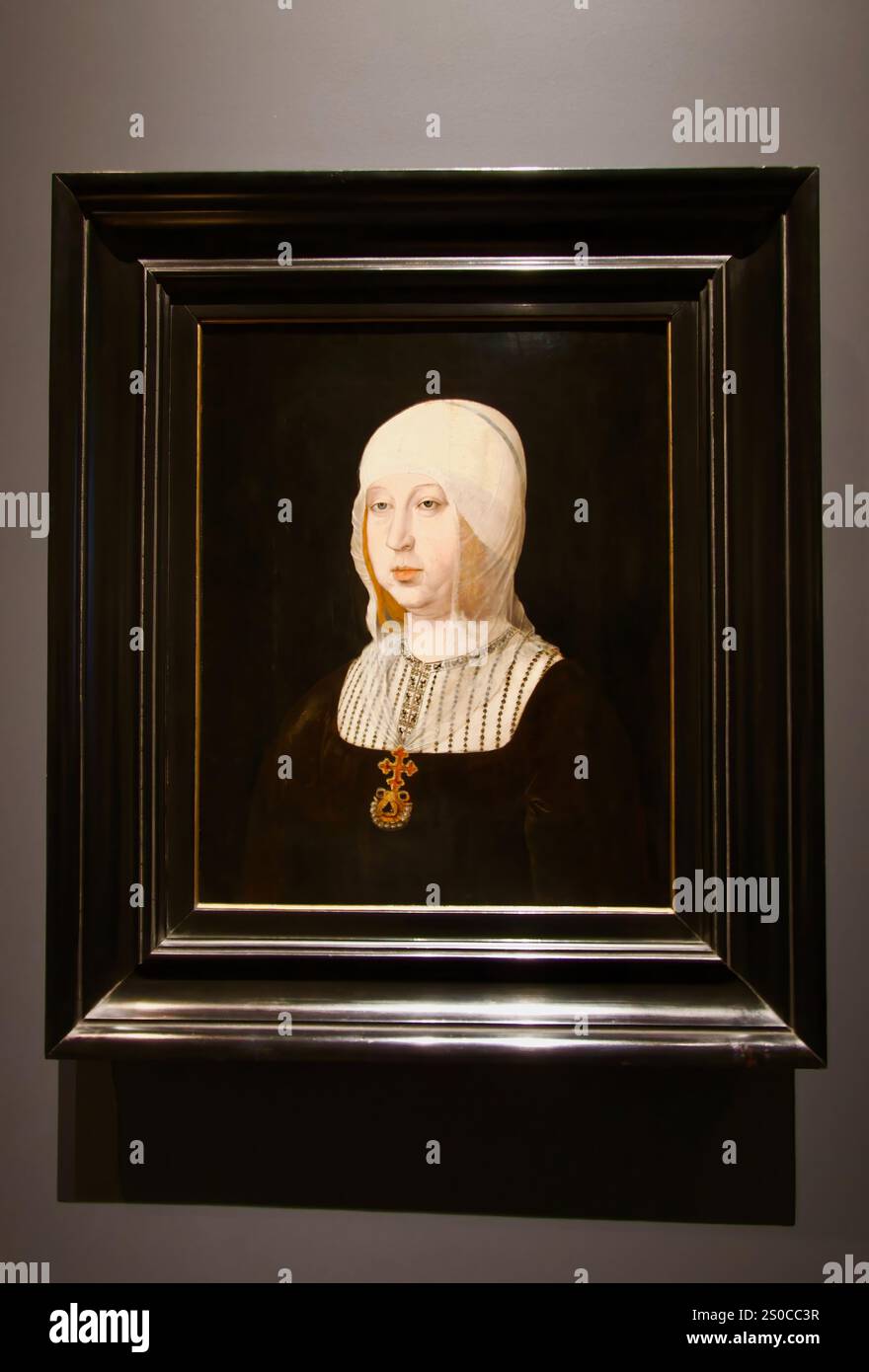 1500-1504 oil on panel portrait Retrato de Isabel la Católica by Juan ...