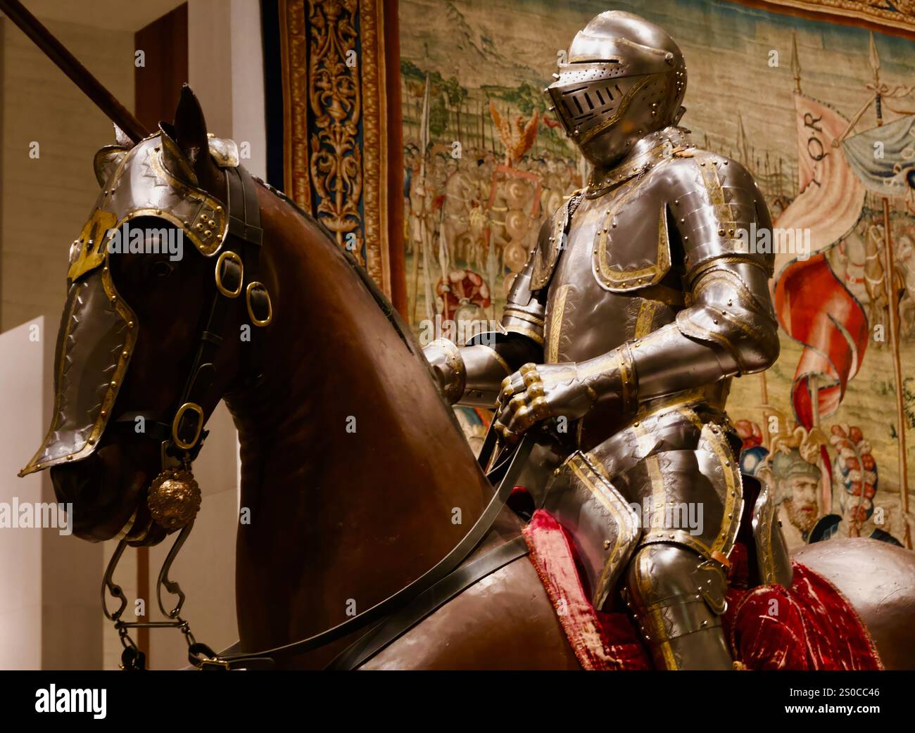 Armour Augsberg 1544 Harness chamfron and saddle from the Mühlberg ...