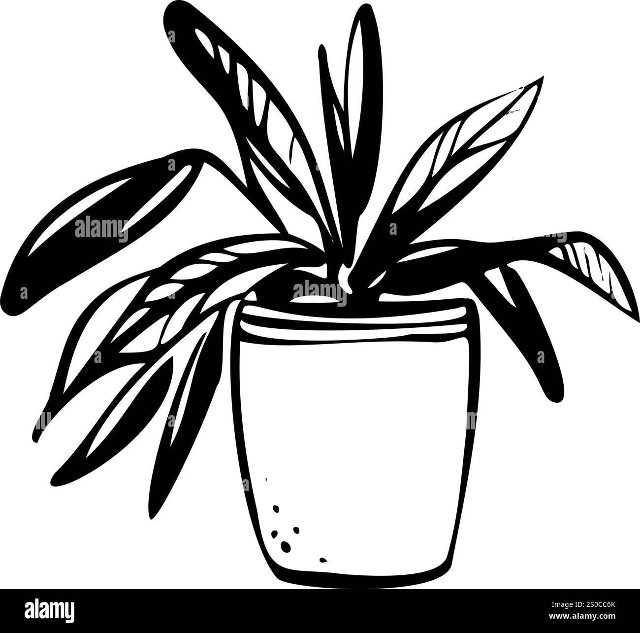 Ficus plant care Stock Vector Images - Alamy