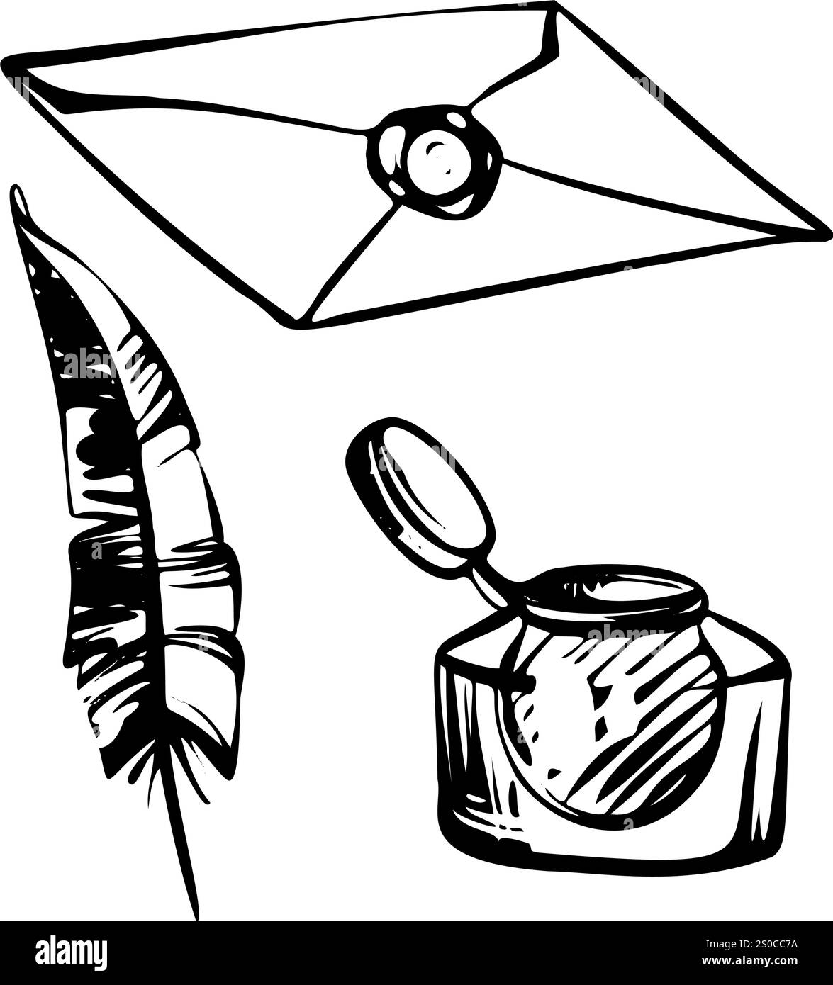Antique Writing Tools Vector Design Stock Vector Image & Art - Alamy Antique Writing Tools Vector Design Stock Vector Image & Art - Alamy