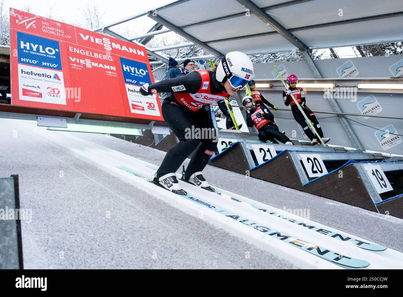 TRAASERUD Heidi Dyhre (Norwegen) vor dem Sprung auf dem Balken, SUI ...