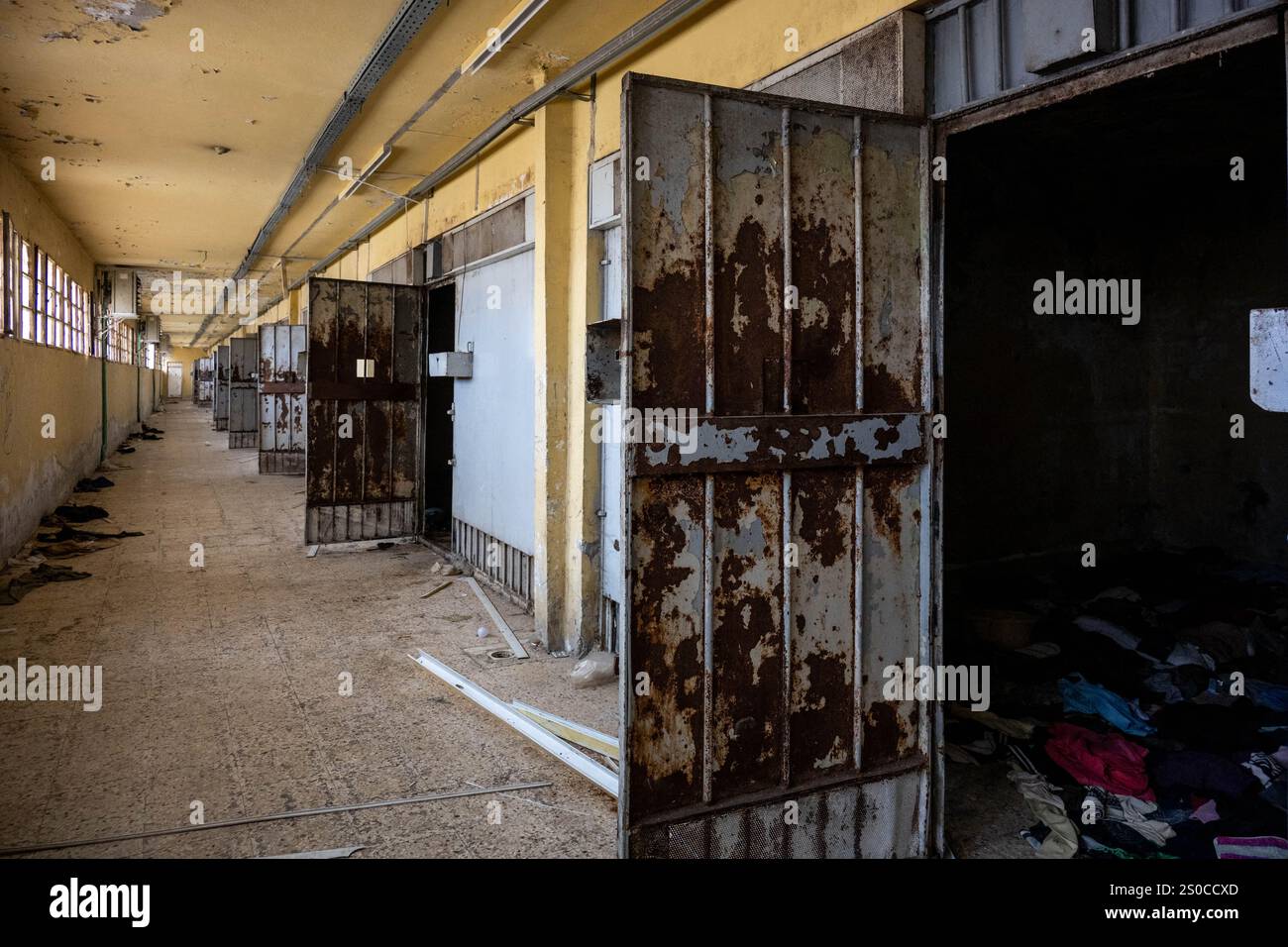 Damascus, Syria. 26th Dec, 2024. General views of Saydnaya prison (or ...
