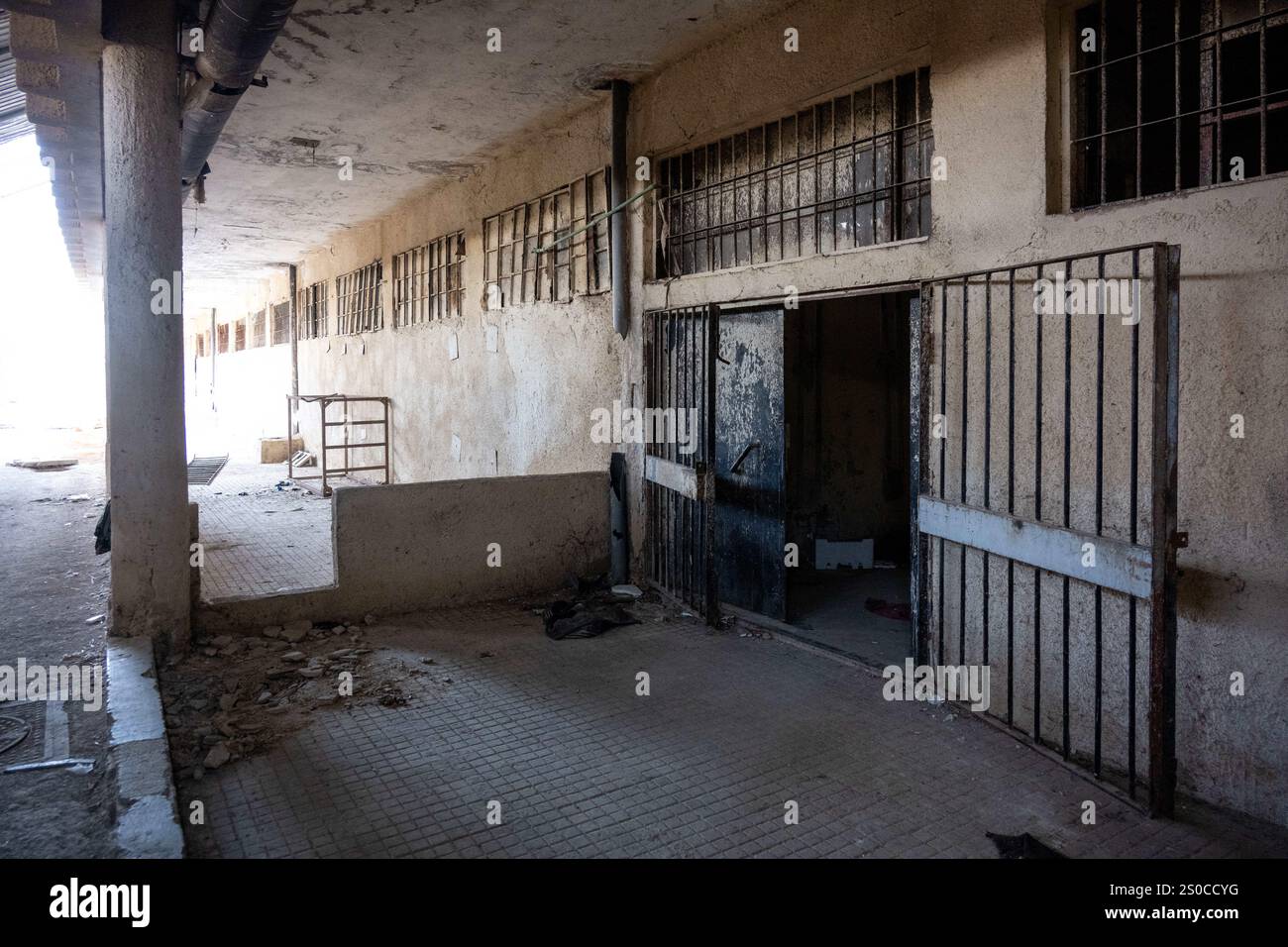 Damascus, Syria. 26th Dec, 2024. General views of Saydnaya prison (or ...