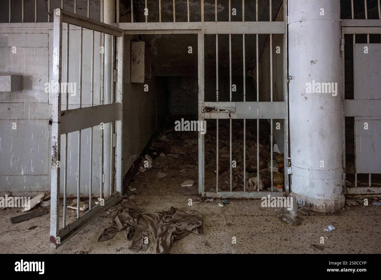 Damascus, Syria. 26th Dec, 2024. General views of Saydnaya prison (or ...