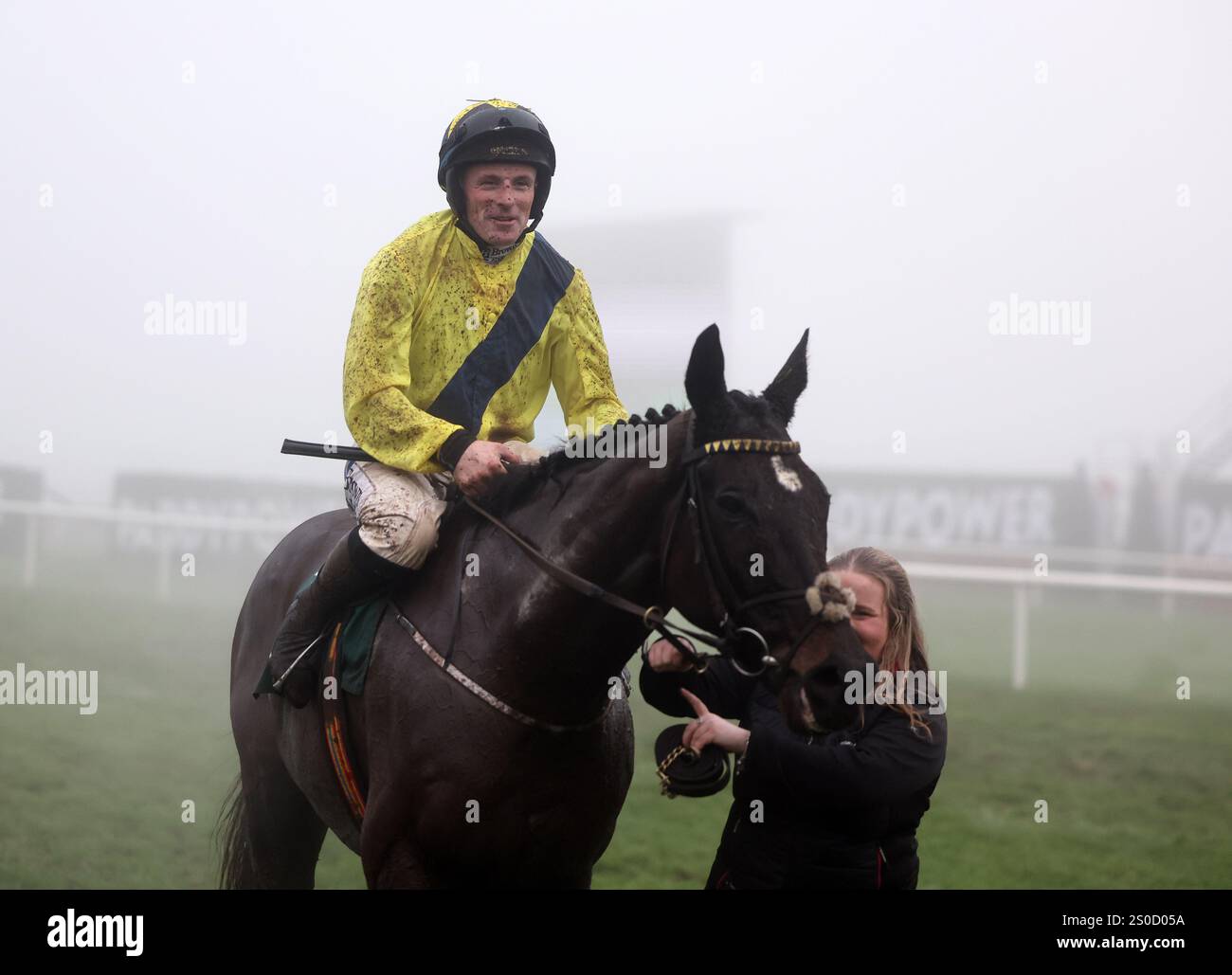 Enniskerry Ridden by Jockey Sean Flanagan after winning in the Spinal ...