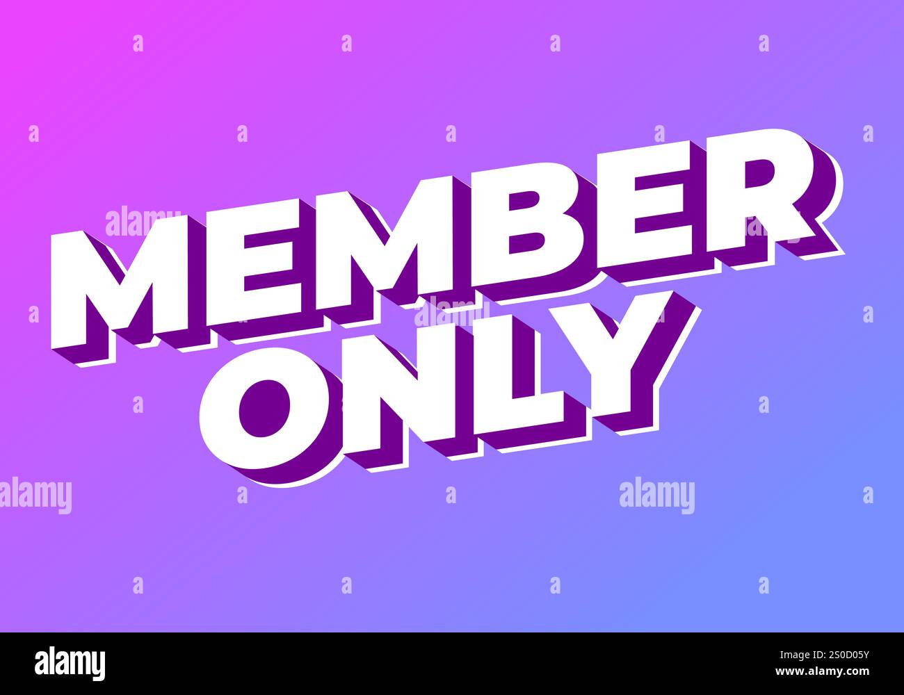 Member only. Text effect design for social media or marketing ads Stock ...