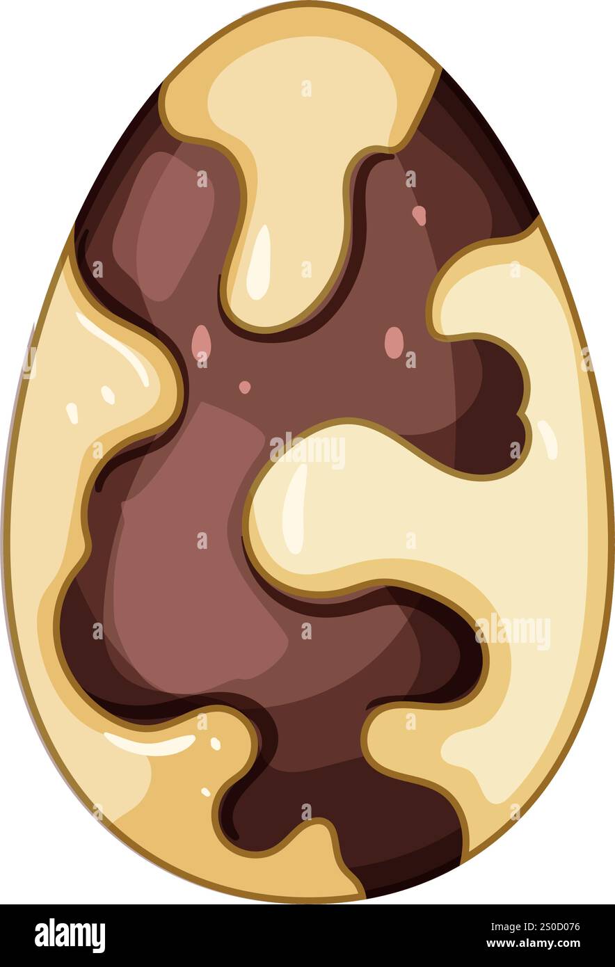 kinder chocolate egg cartoon. surprise treat, hollow sweet, dessert ...