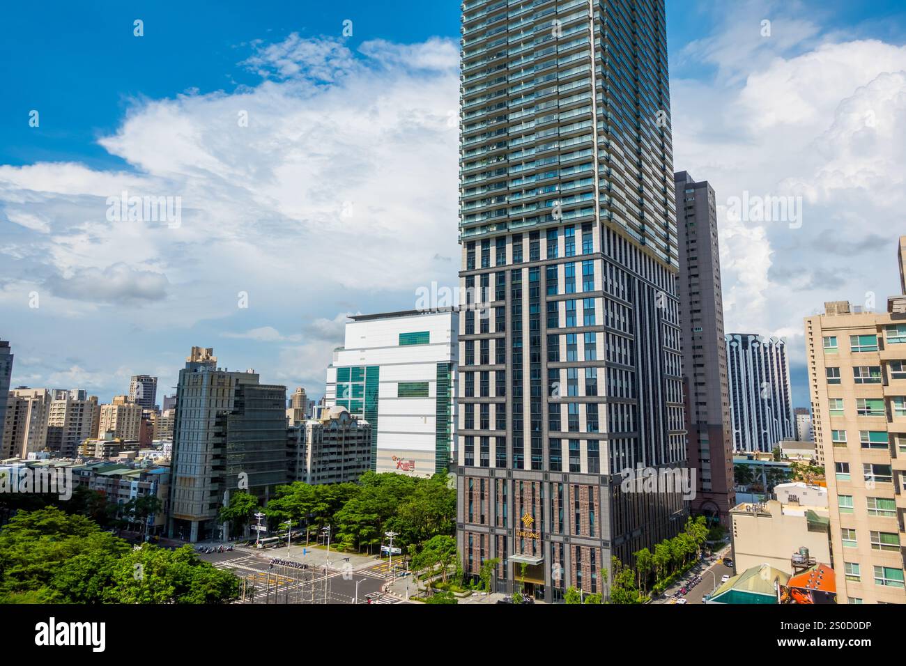 The skyline of downtown Kaohsiung, Taiwan Stock Photo - Alamy