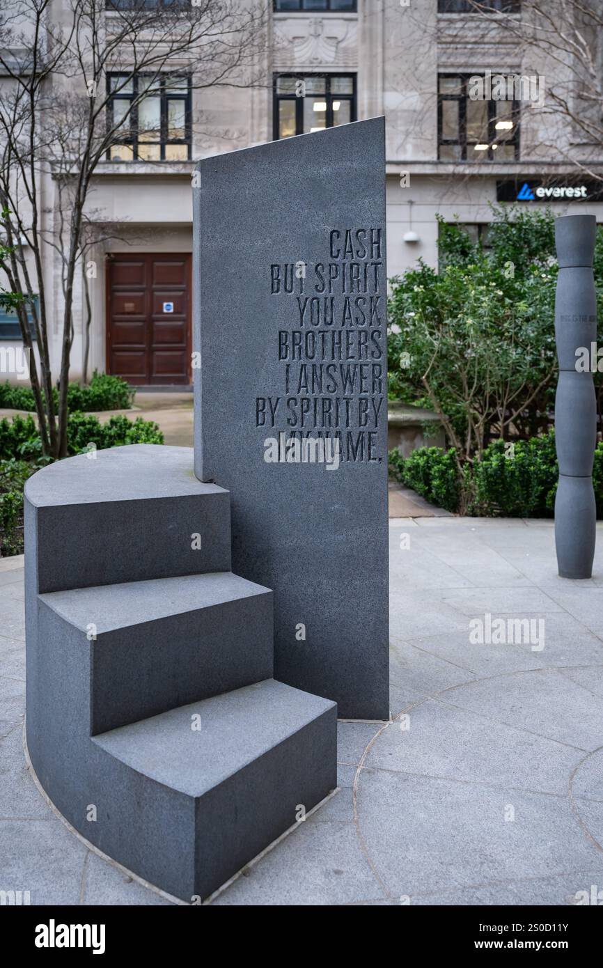 Gilt of Cain by Michael Visocchi & Lemn Sissay, monument to Slavery ...