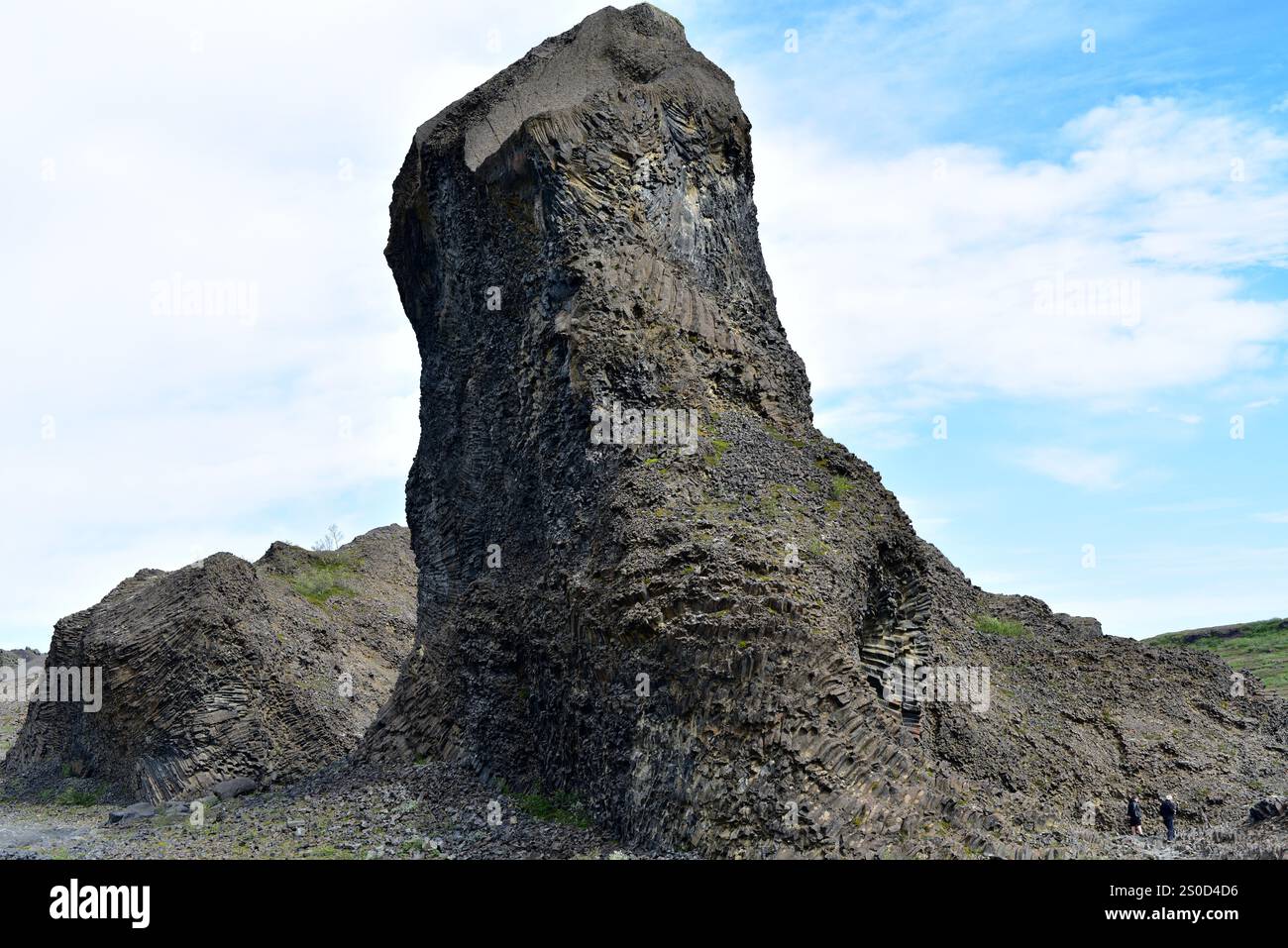 Hljodaklettar (Echo Rocks) is an exceptional columnar basalt formation ...