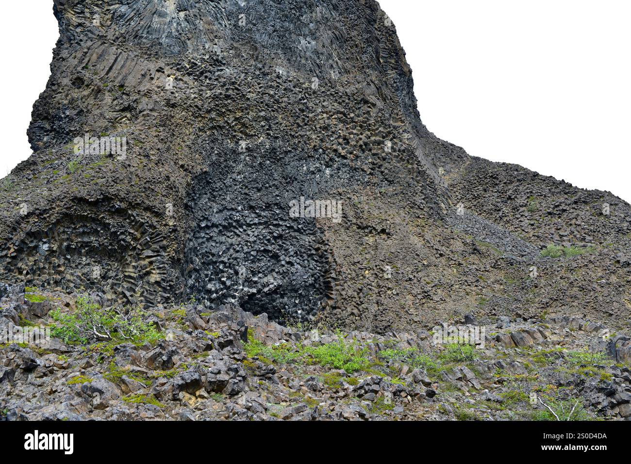 Hljodaklettar (Echo Rocks) is an exceptional columnar basalt formation. Jokulsargljufur ...