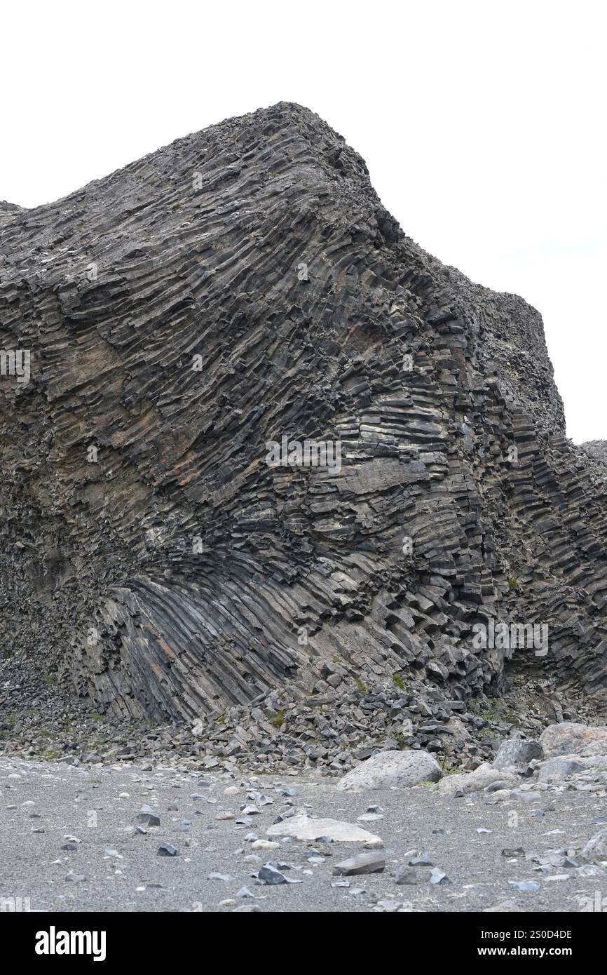 Hljodaklettar (Echo Rocks) is an exceptional columnar basalt formation ...