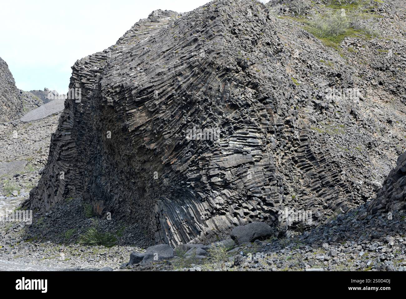 Hljodaklettar (Echo Rocks) is an exceptional columnar basalt formation ...