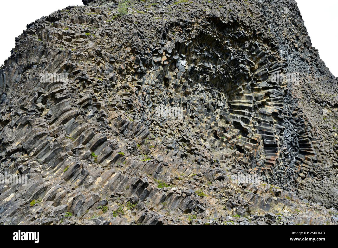 Hljodaklettar (Echo Rocks) is an exceptional columnar basalt formation ...