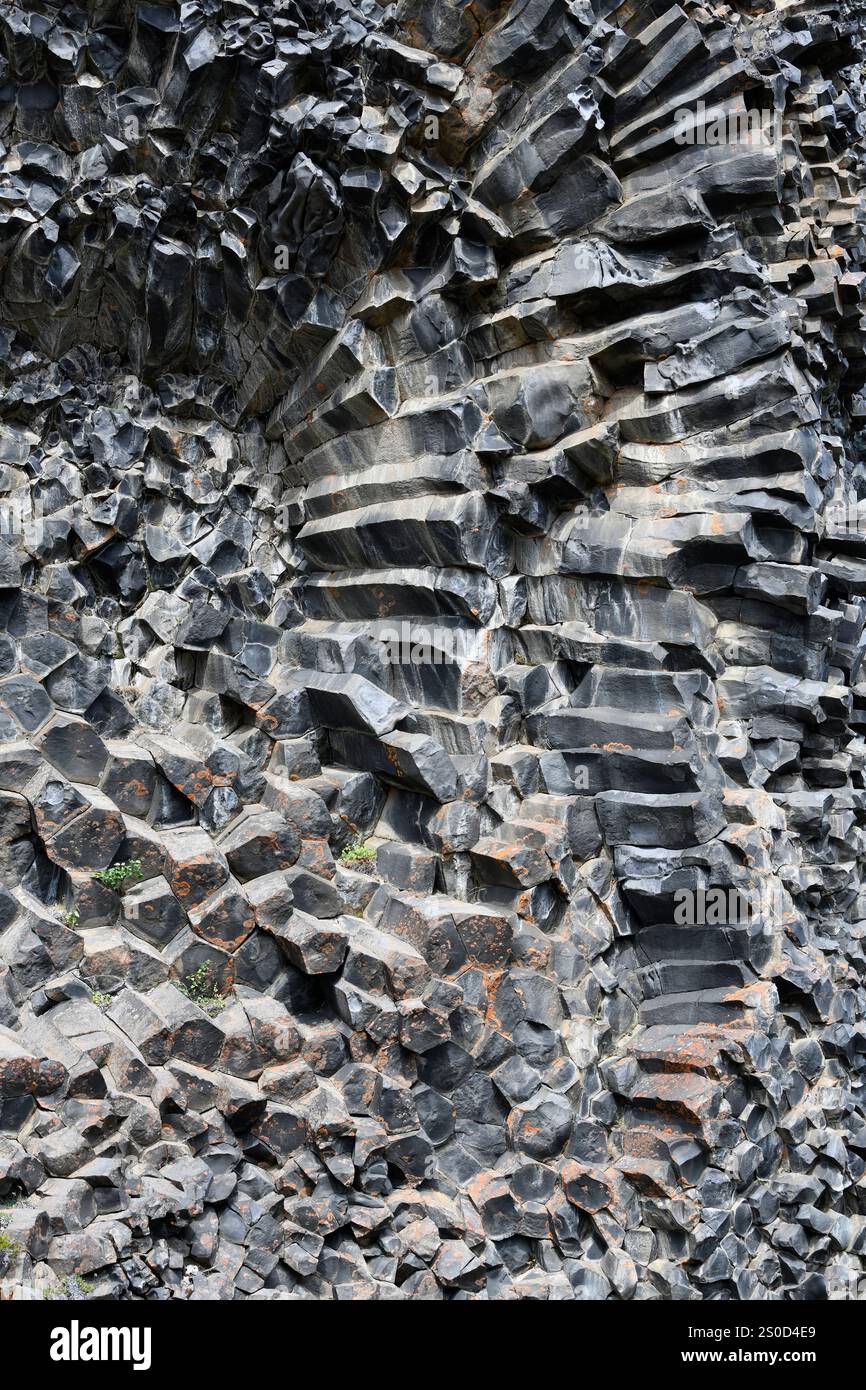 Hljodaklettar (Echo Rocks) is an exceptional columnar basalt formation ...