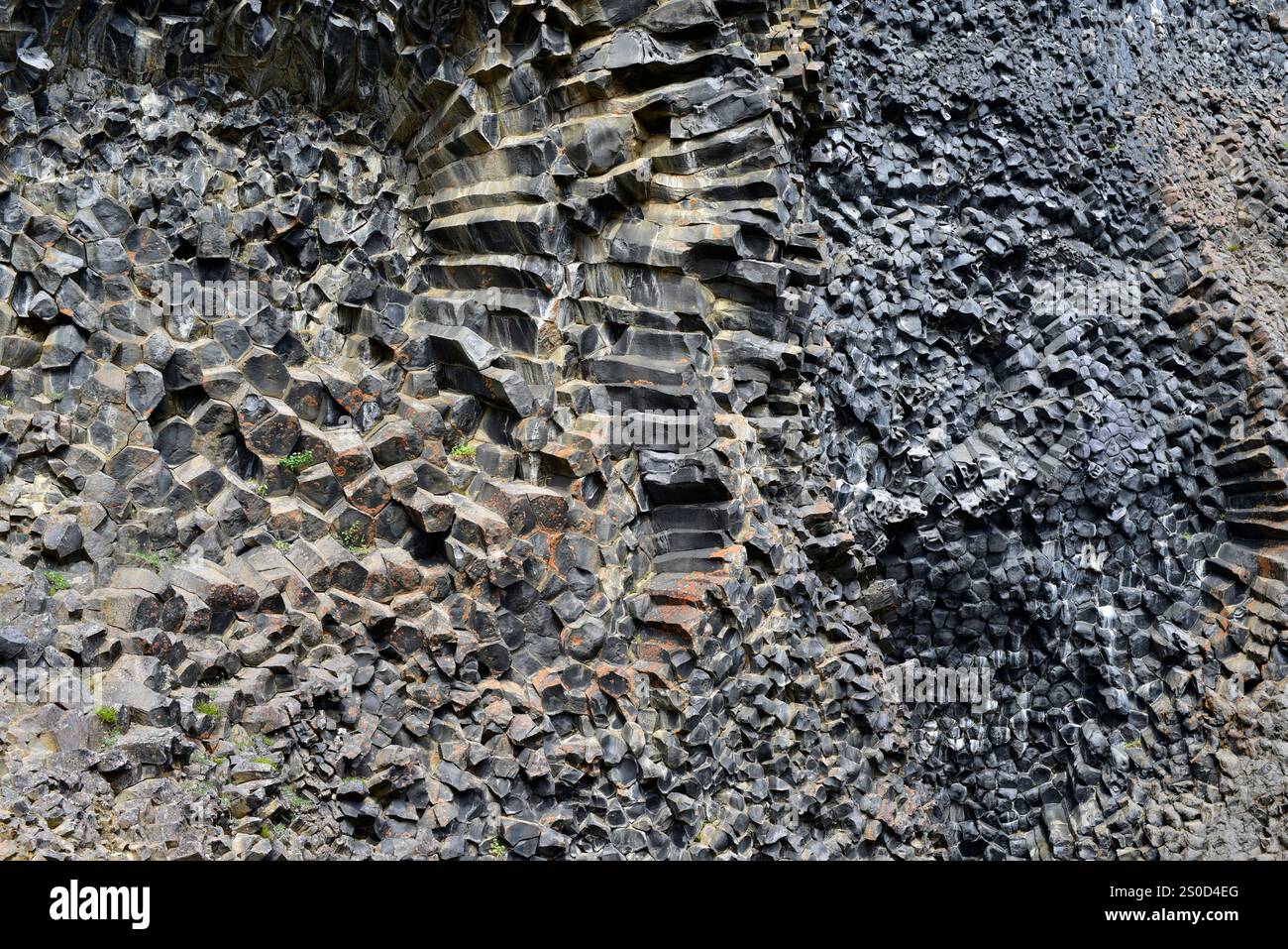 Hljodaklettar (Echo Rocks) is an exceptional columnar basalt formation. Jokulsargljufur ...