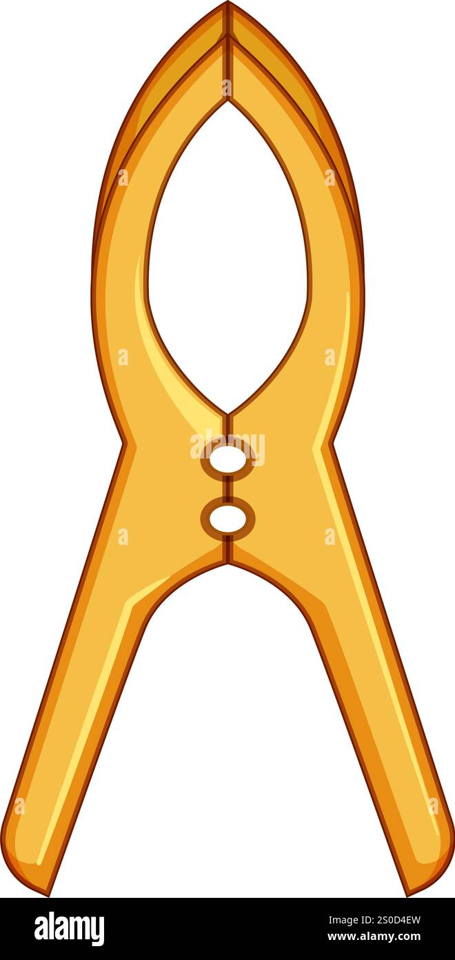 grip clothespin cartoon. line secure, hold fastener, clip hanger grip ...