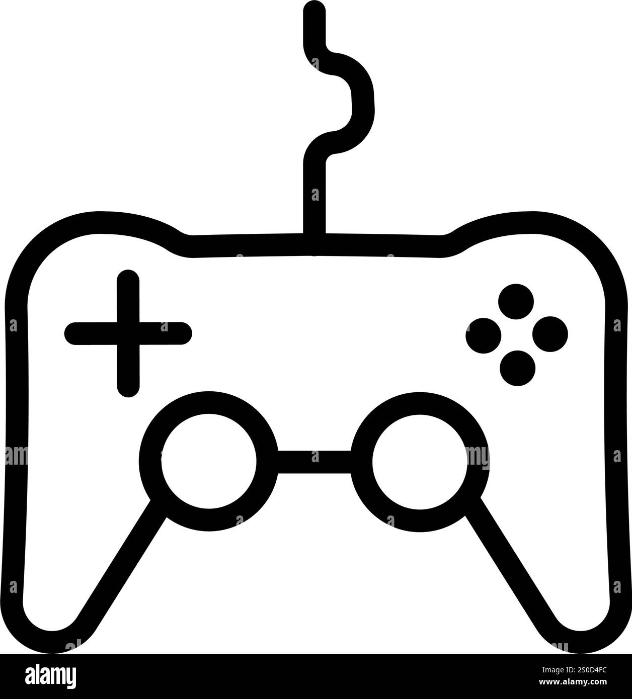Videogame controller - vector icon Stock Vector Image & Art - Alamy