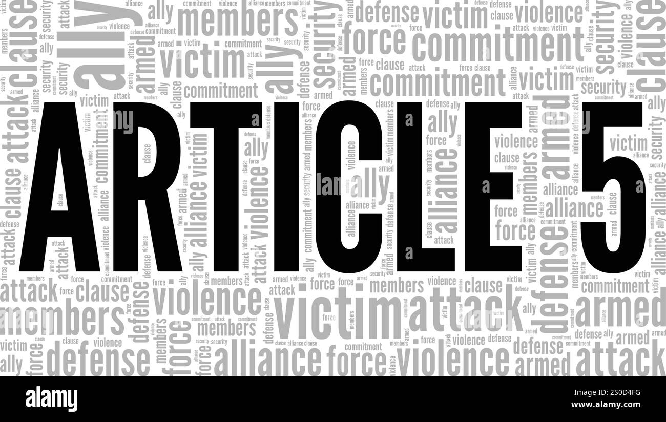 Article 5 word cloud conceptual design isolated on white background ...